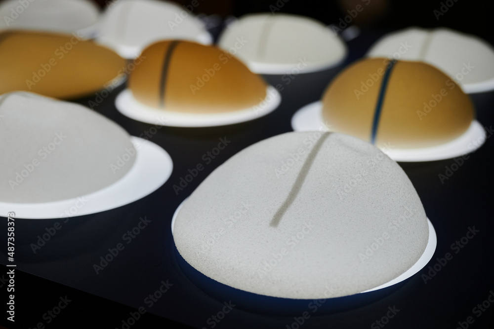 Silicone female breast implant is the main object of plastic surgery in ...