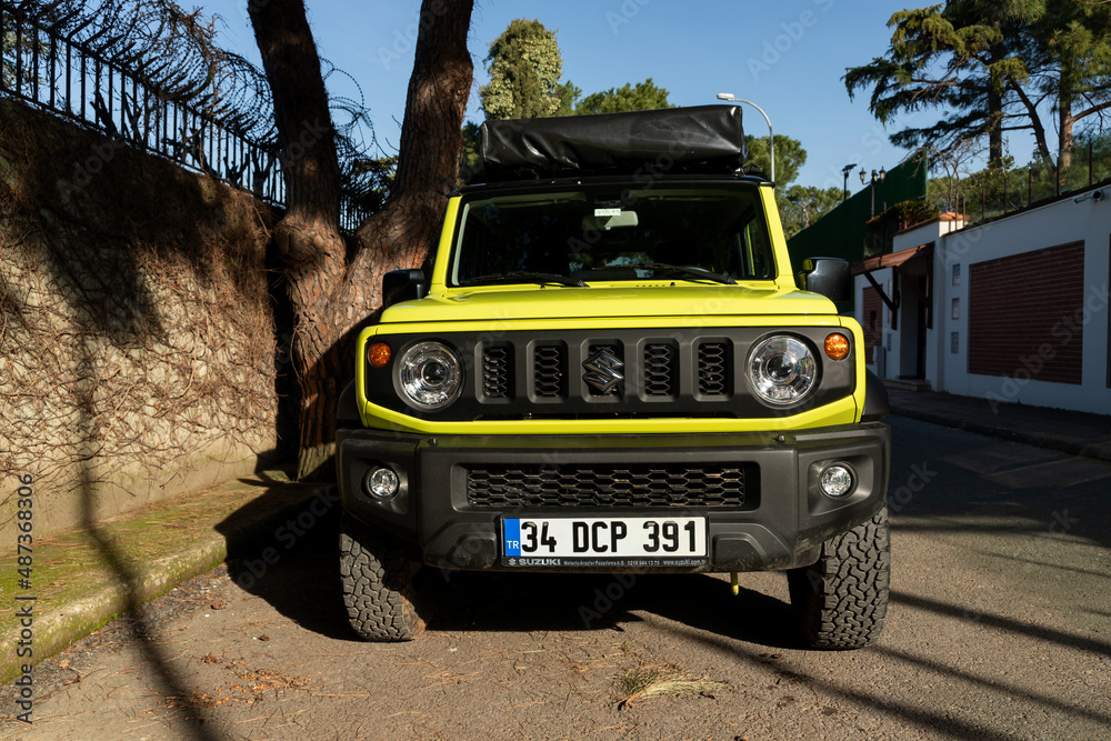 Suzuki Jimny is a line of four-wheel drive off-road mini SUVs, made by ...