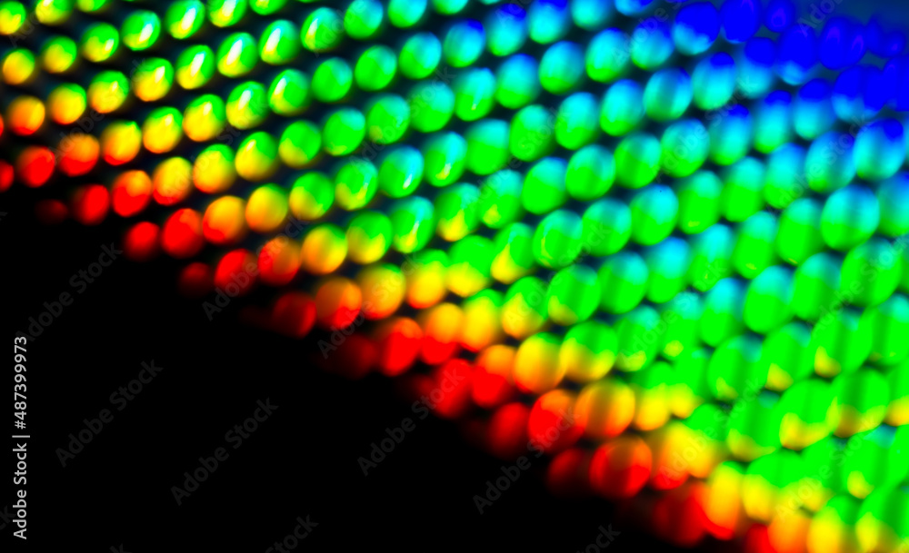 Foto de Rainbow colored abstract background. Beautiful colorful neon ...
