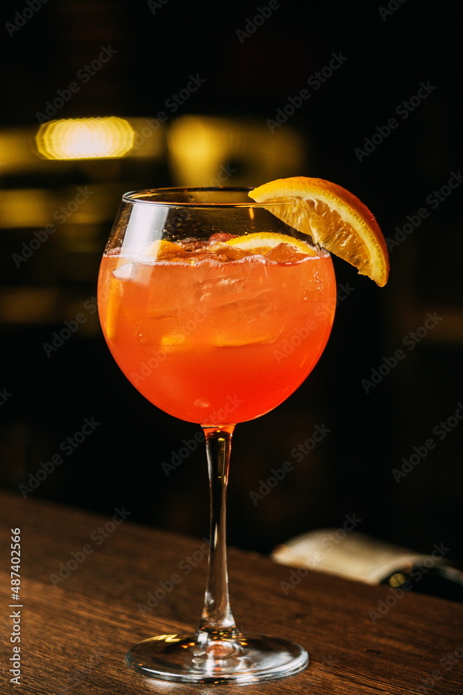cocktail in the bar Stock Photo | Adobe Stock
