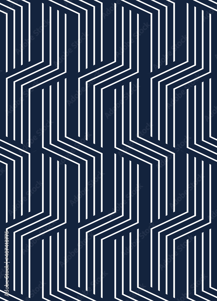 3d Dimensional Lined Cubes Seamless Pattern Geometric Endless Texture With Lines And Boxes