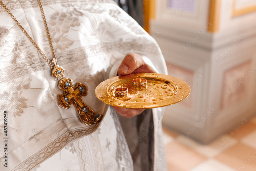 rings in the church Stock Photo | Adobe Stock