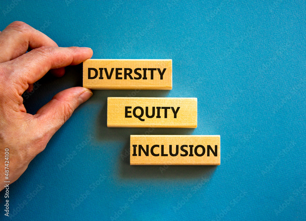 Diversity equity inclusion symbol. Concept words diversity equity ...