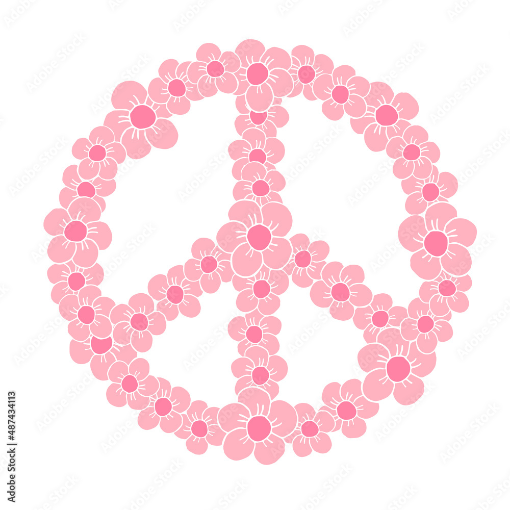 Pink Peace Sign Backgrounds