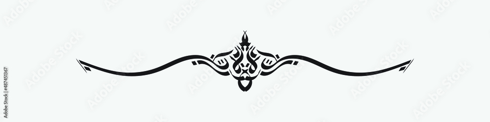 vintage single border Stock Vector | Adobe Stock