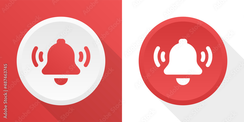 Bell icon. Bell alarm button icon in graphic design. Stock Vector ...