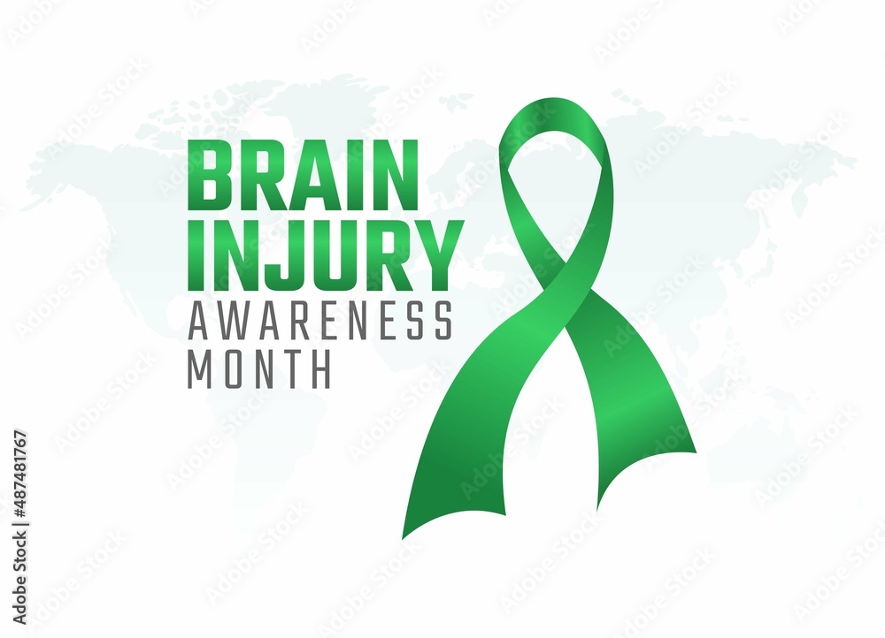 vector graphic of brain injury awareness month good for brain injury ...