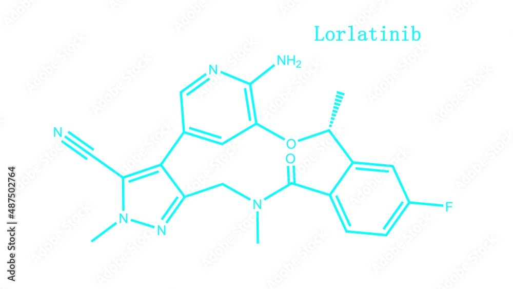 Lorlatinib is used to treat a certain type of non-small cell lung ...