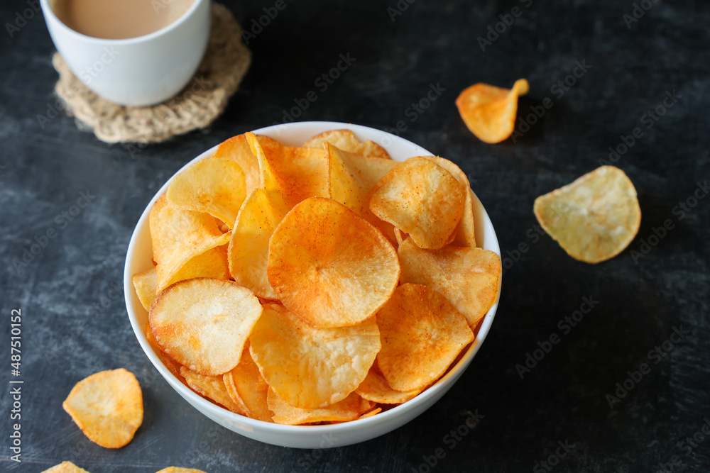 spicy masala tapioca chips Keripik singkong or Cassava chips Indian ...