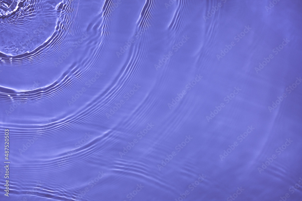 Transparent purple water surface texture with ripples, splashes and ...
