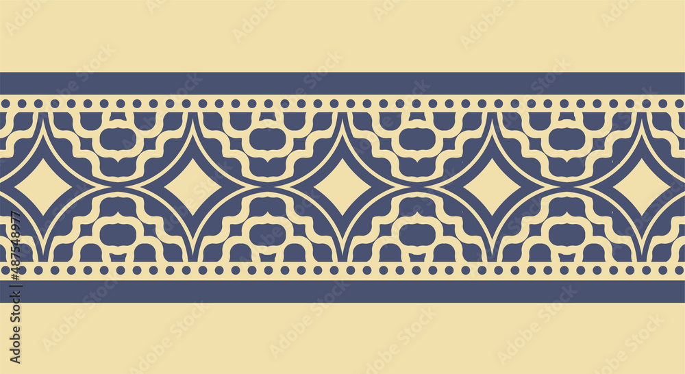 ornamental pattern border Design Template Stock Vector | Adobe Stock
