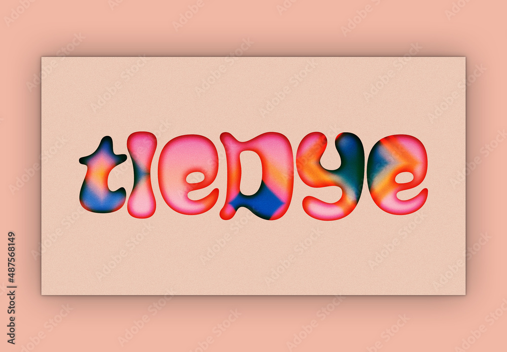 Tie Dye Text Effect Stock Template | Adobe Stock