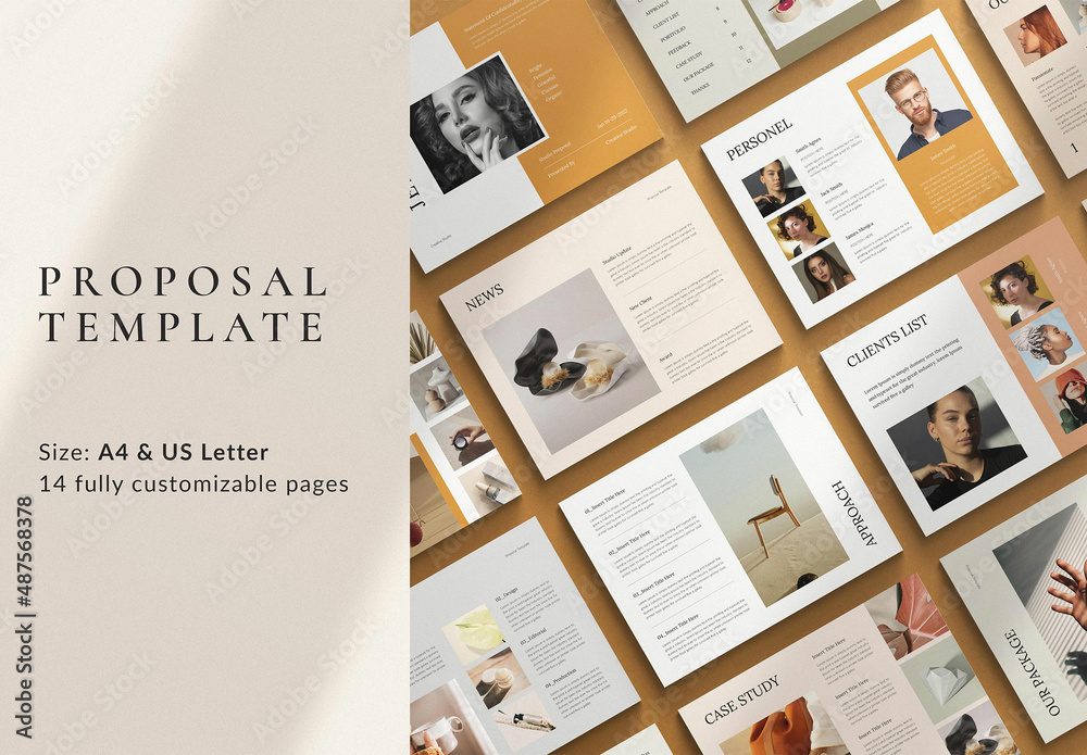 Proposal Layout Stock Template | Adobe Stock
