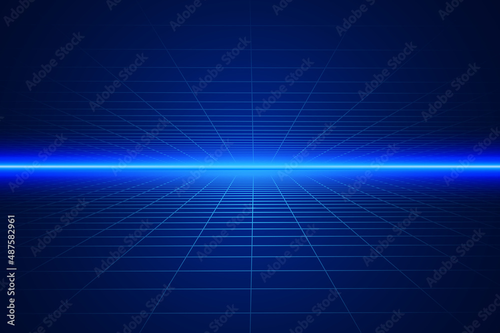 metaverse blue technology background template Stock Vector | Adobe Stock