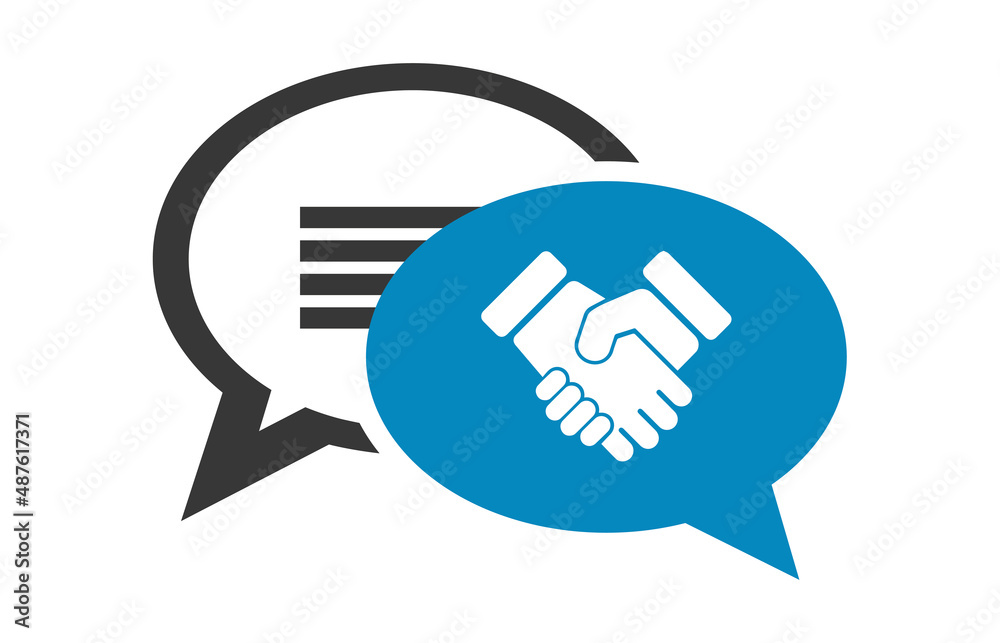 Logo signature de contrat. Stock Vector | Adobe Stock