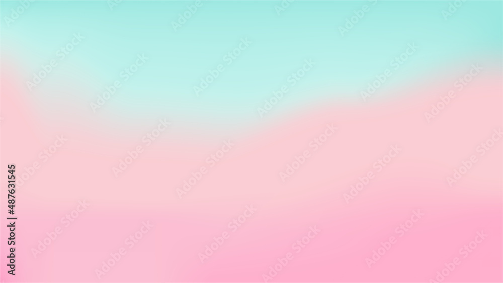 Pink and turquoise rainbow abstract gradient stock vector background ...