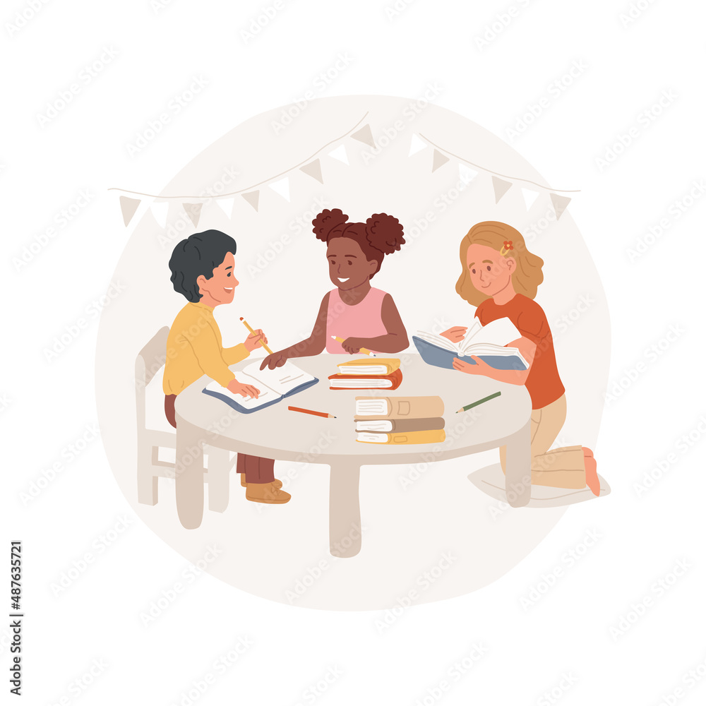 Learn to study independently isolated cartoon vector illustration Learn ...