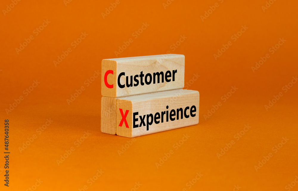 CX customer experience symbol. Concept words CX customer experience on ...