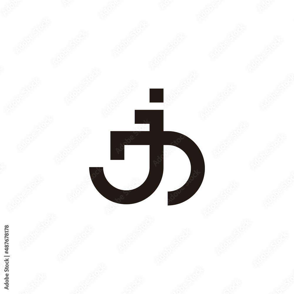 letter jd simple linked geometric line logo vector Stock Vector | Adobe ... letter jd simple linked geometric line logo vector Stock Vector | Adobe ...