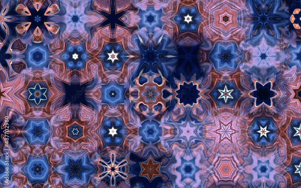 Mandalas, backgrounds and textures for projects Stock Illustration ...