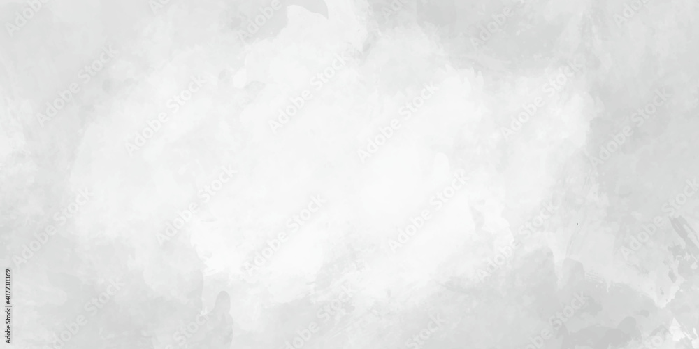 Silver ink and watercolor textures on white paper background. Paint ...