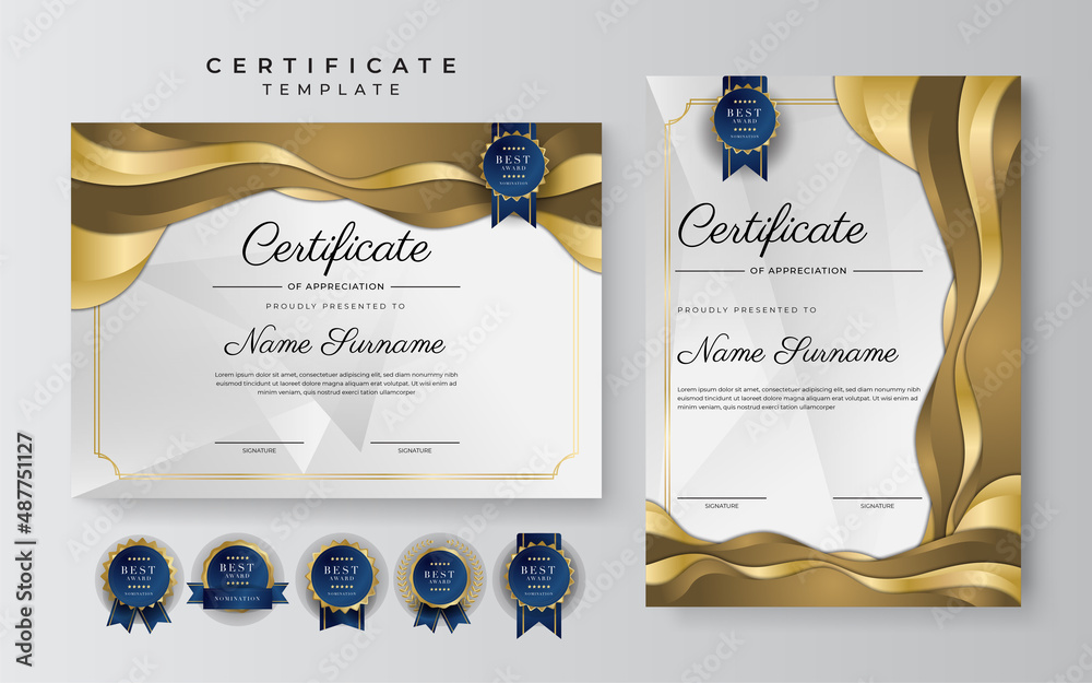 Nomination Certificate Template