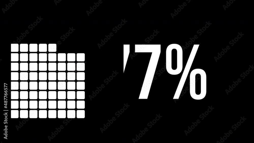 77 percent infographic diagram, seventy-seven percentage square ...