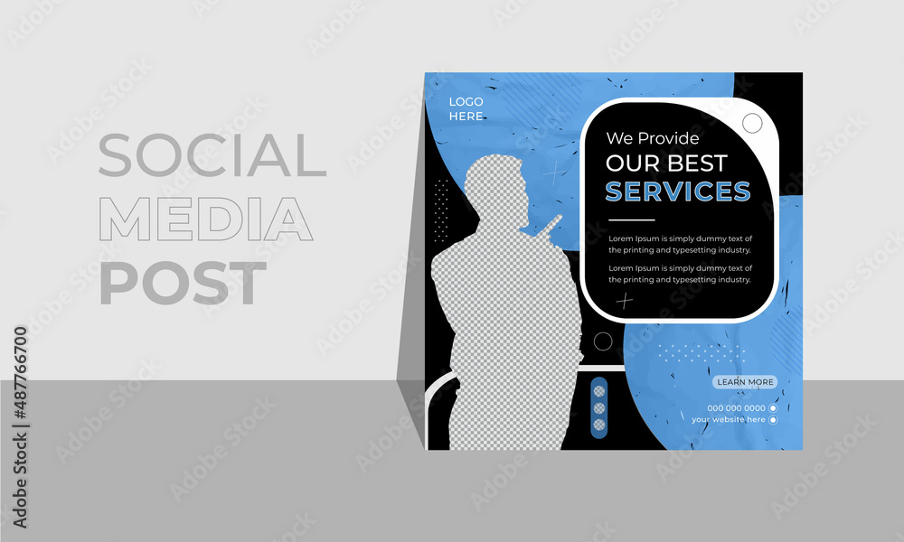 Modern Professional Creative Victor Unique Business Social media Post ...