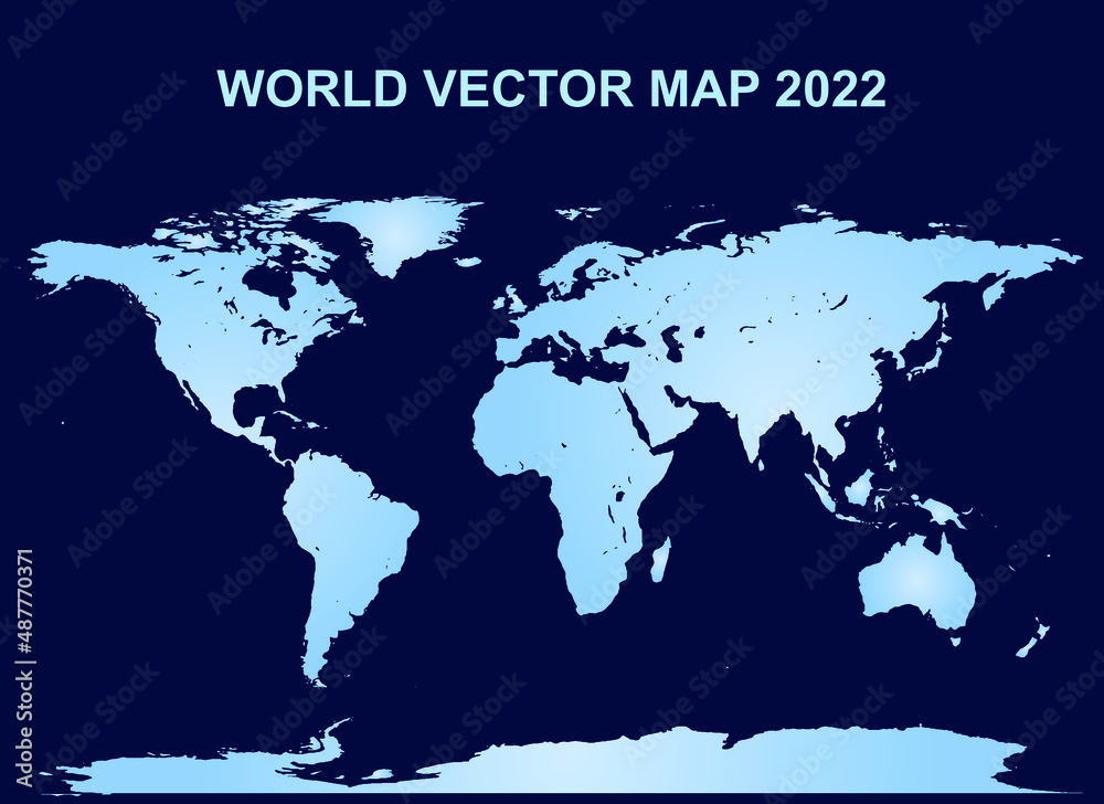 Vetor de World map point, line, composition, representing the global ...