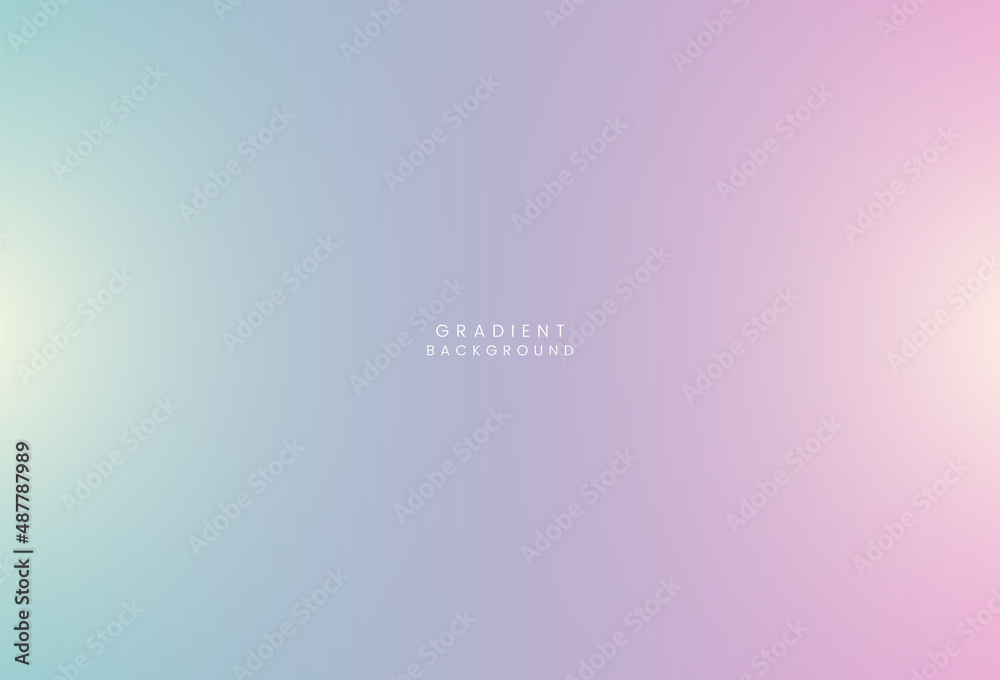 Pastel multi color gradient background, Simple gradient vector form ...