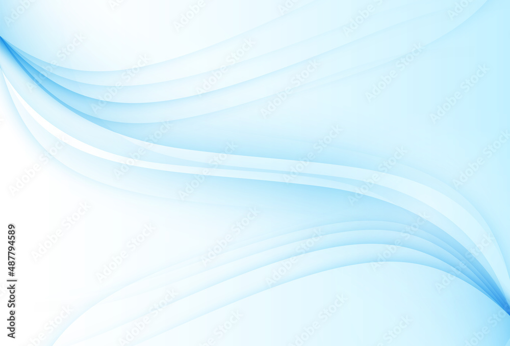 Abstract light blue gradient wave background modern design ideas ...