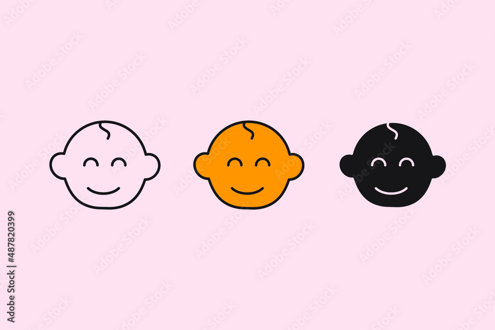 for kids icons symbol vector elements for infographic web Stock Vector ...