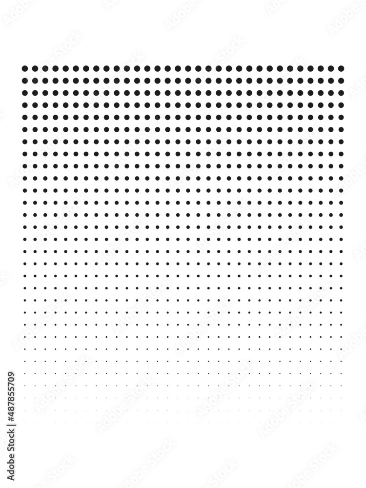 Retro halftone effect, pattern. Monochrome, grayscale, gradient, dotted ...