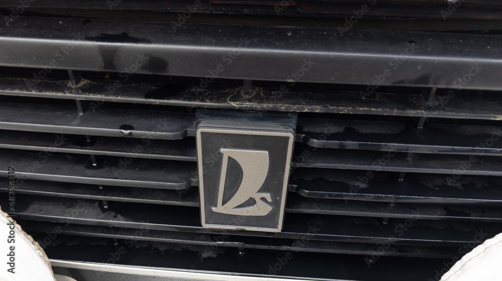 Lada brand sign logo car manufactured by the russian Avtovaz Stock ...