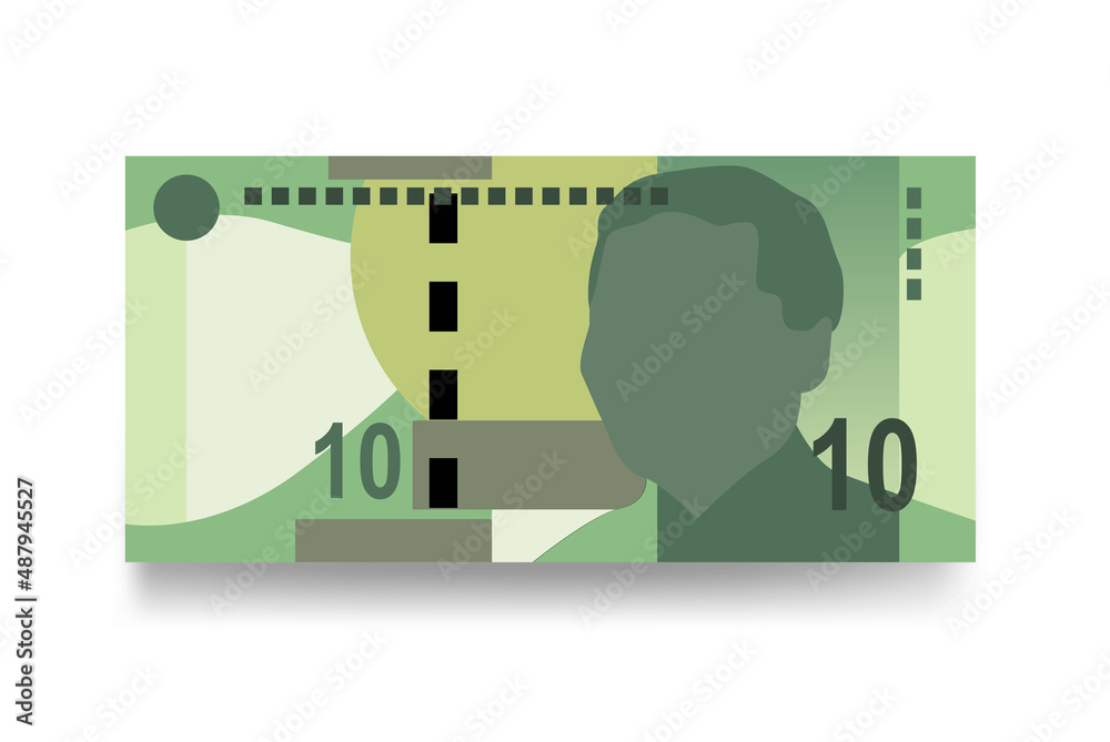 South Africa Rand Vector Illustration. African money set bundle ...