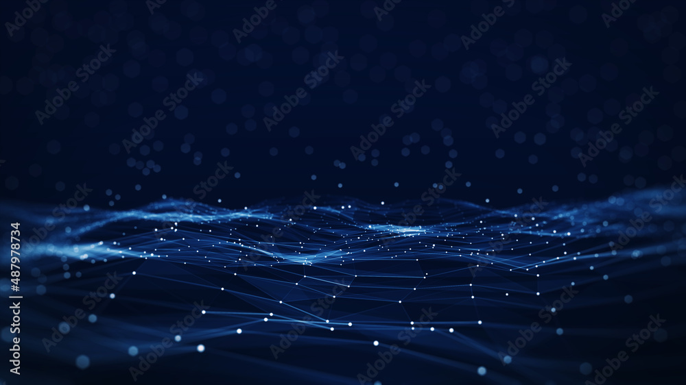 Abstract concepts of cybersecurity technology and digital data ...