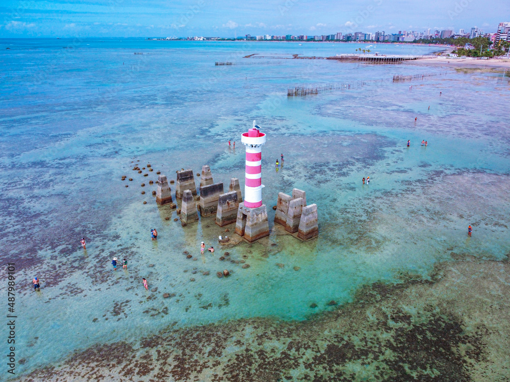 Farol de ponte verde em Maceió - Alagoas - Brasil Stock Photo | Adobe Stock