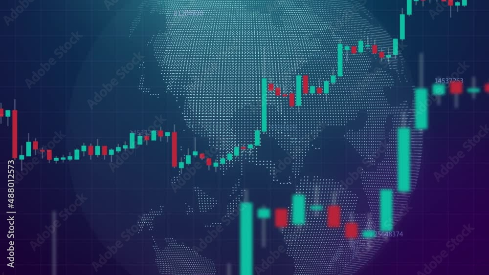 Candle stick graph chart of stock market forex trading, Bullish Bearish ...
