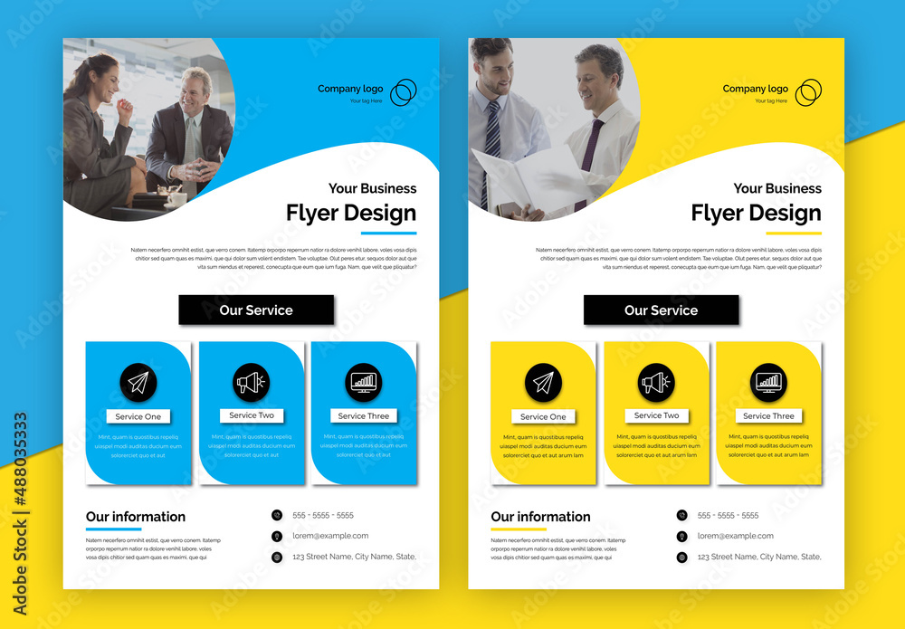 Your Business Flyer Design Stock Template | Adobe Stock