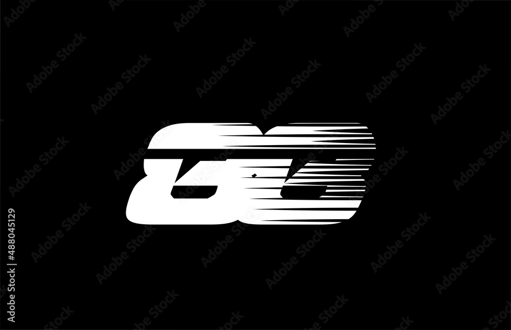 black and white simple 88 number logo icon design. Creative template ...