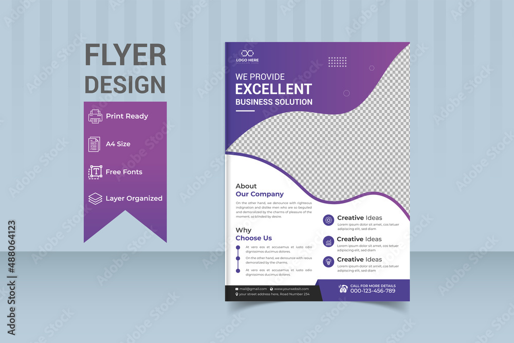 Title: Corporate modern Business brochure flyer A4 design layout ...