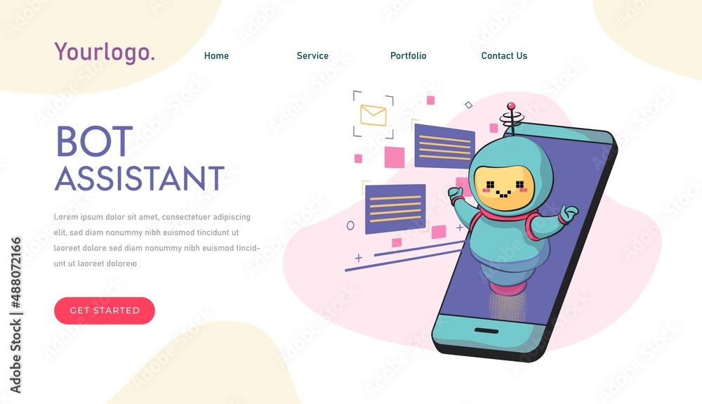 Chatbot Concept Ai Robot Assistant Online Customer Support Chatting With Chatbot App Modern