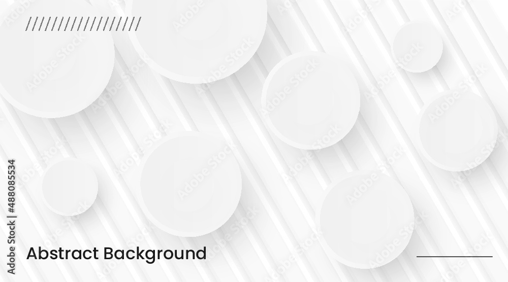 abstract white background with neumorphism effect Stock Vector | Adobe ...