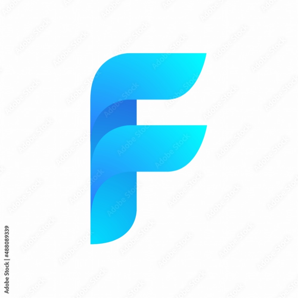 Professional luxury logo design. Alphabet f logo design in modern style ...