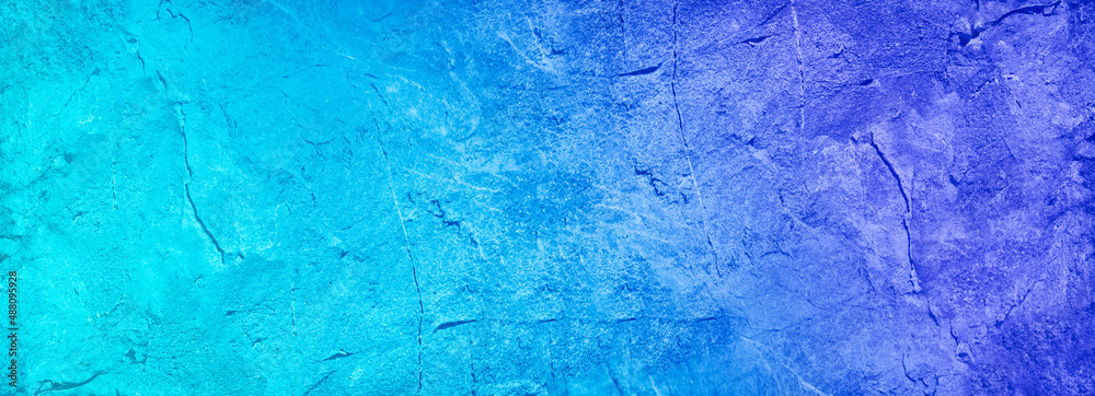 Turquoise purple abstract background. Gradient. Old painted rough wall ...