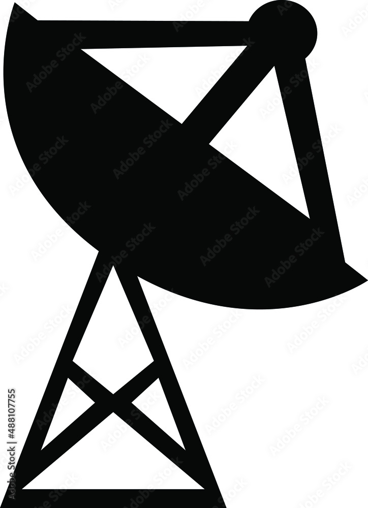 vector satellite tower, signal tower, transmitting tower for your ...