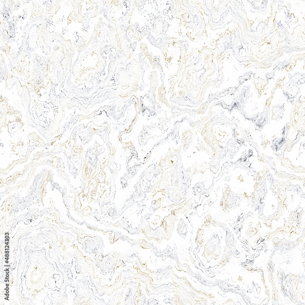 White tonal marbled seamless texture. Irregular pale ink blotch paint ...