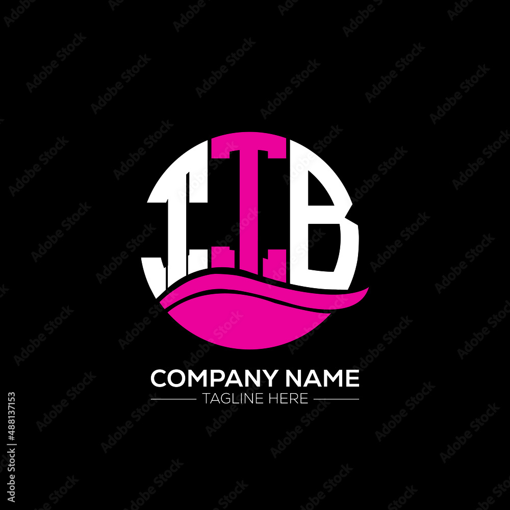 TTB logo monogram isolated on circle element design template, TTB ...
