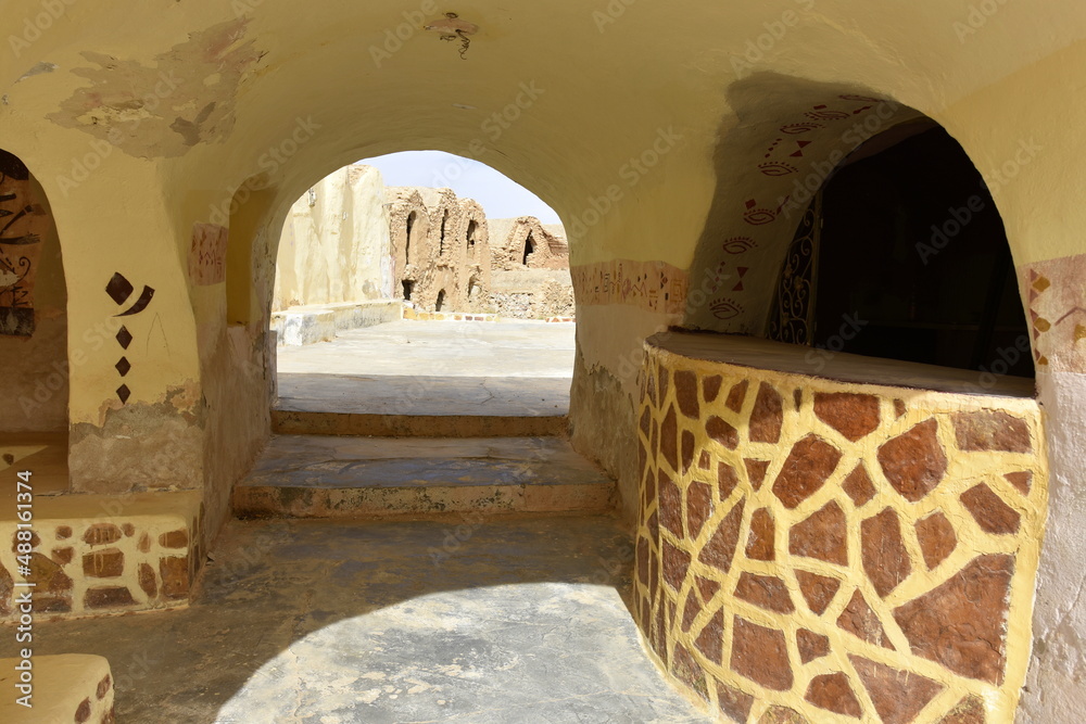 Ksar Hadada, Filming Location, Tatooine, Tatawin, Tunisia, Ghomrassen, Stock Photo | Adobe Stock