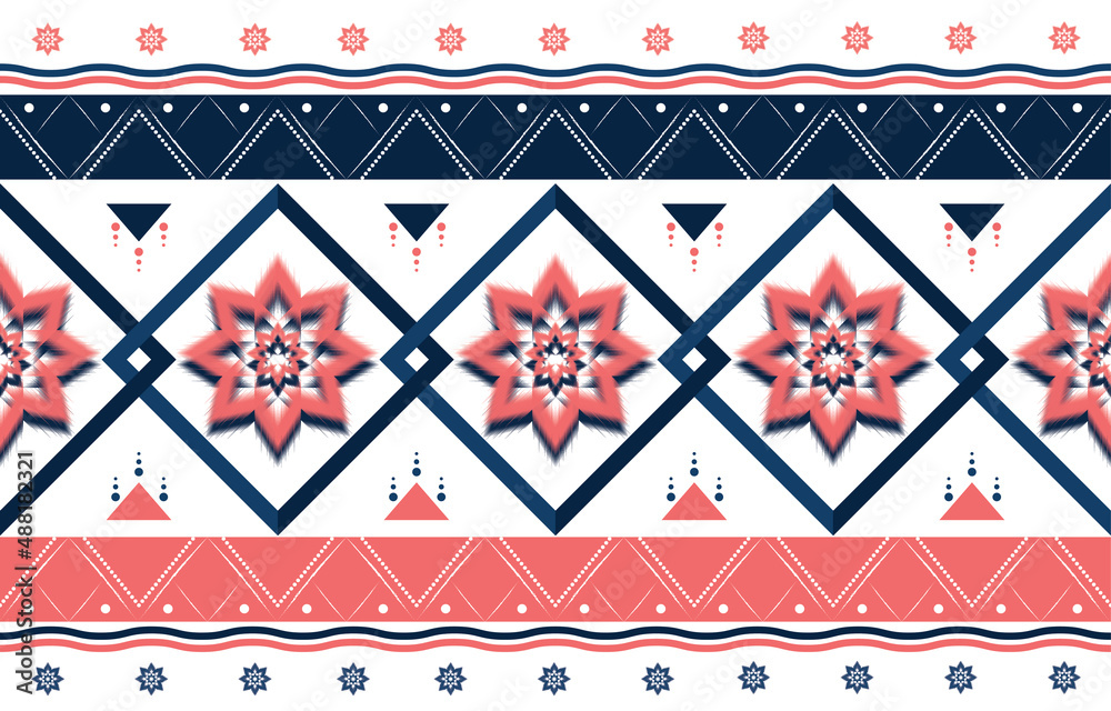Geometric ethnic pattern background. Design for background, wallpaper ...